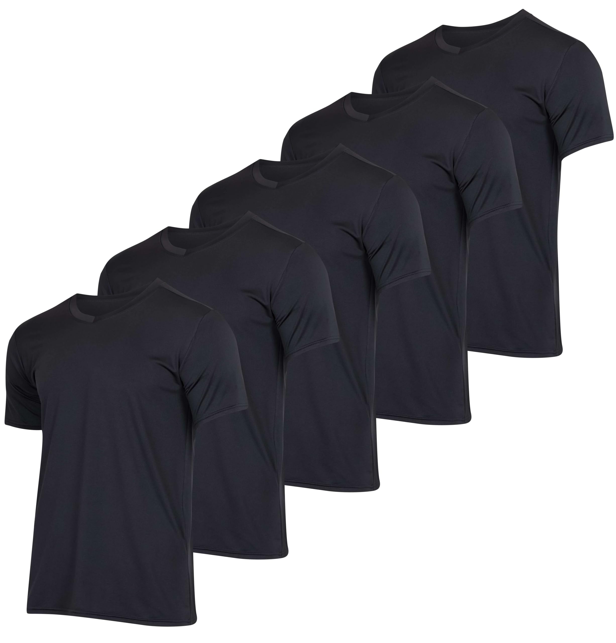 Real Essentials Athletic V Neck Tshirt Shirts T-Shirts Men Quick Dry ...