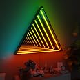 Casa Di Lumo Infinity Triangle Mirror - LED Infinity Mirror Wall Lamp ...