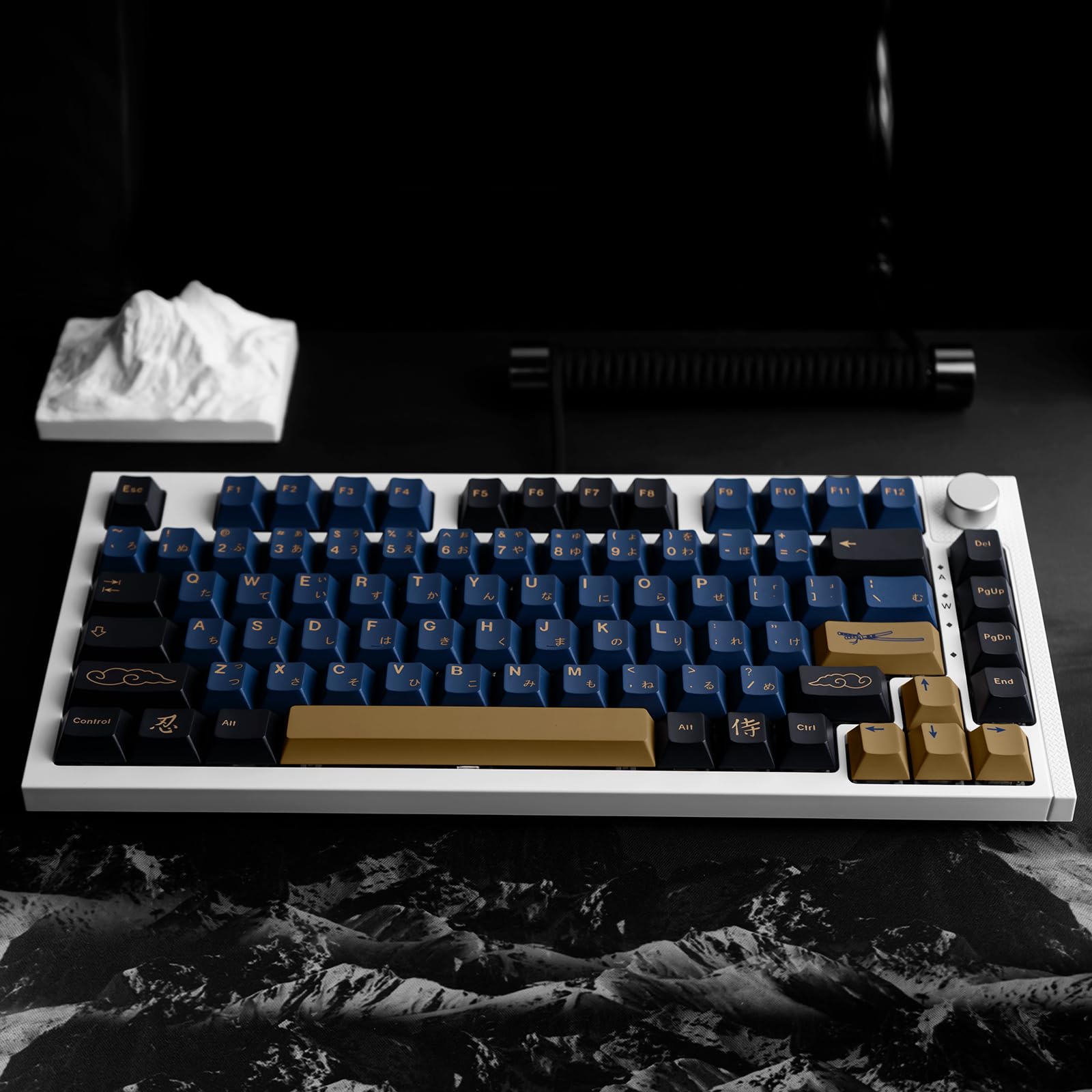 Mua Blue Samurai Keycaps 129 Keys, Cherry Profile Dye Sublimation ...