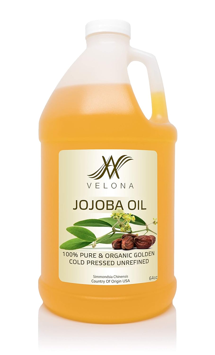 Amazon.com : 100% JOJOBA OIL by Velona | All Natural CLEAR CARRIER Oil ...