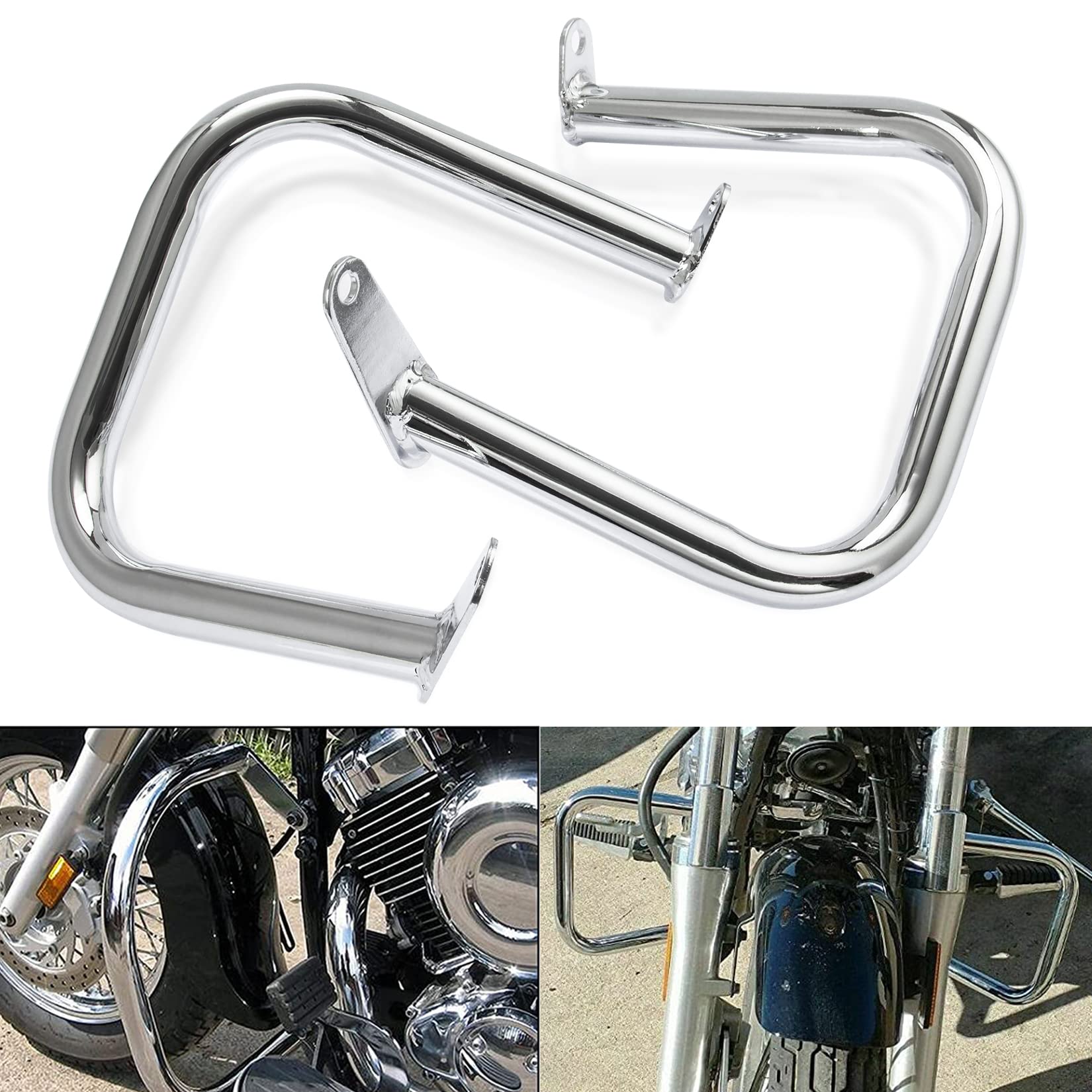 PSLER Engine Guard Highway Crash Bar for XVS650 Custom and Classic All ...
