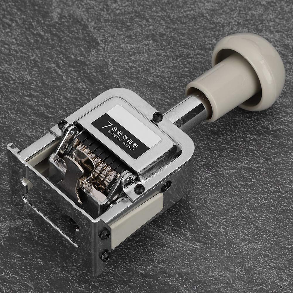 Mua Numbering Stamp Automatic Bates Machine Numerator Machine, 7 Digits ...