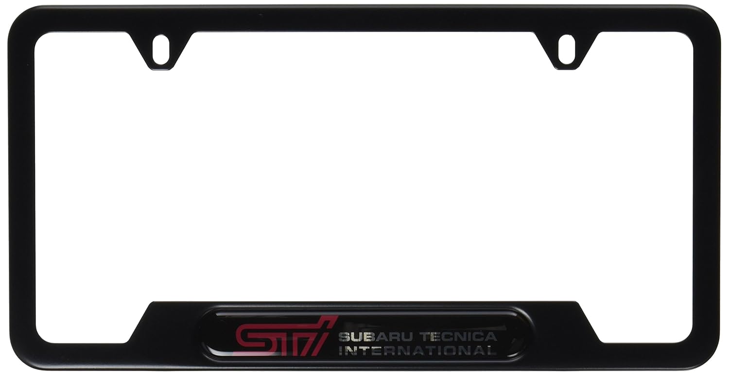 Poll: Black or Chrome License Plate Frame? | Subaru Ascent Forum