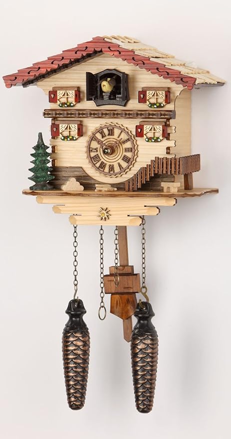 Trenkle Uhren German Cuckoo Clock Quartz-movement Chalet-Style 8.66 ...