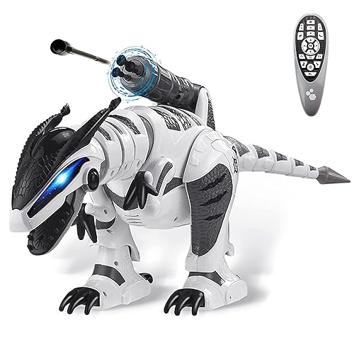 Dollox RC Interactive Dinosaur Robot - Programmable T-rex Toy with ...