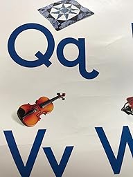 Amazon.com: Trend Enterprises Alphabet Learning Chart (1 Piece), 17" x ...