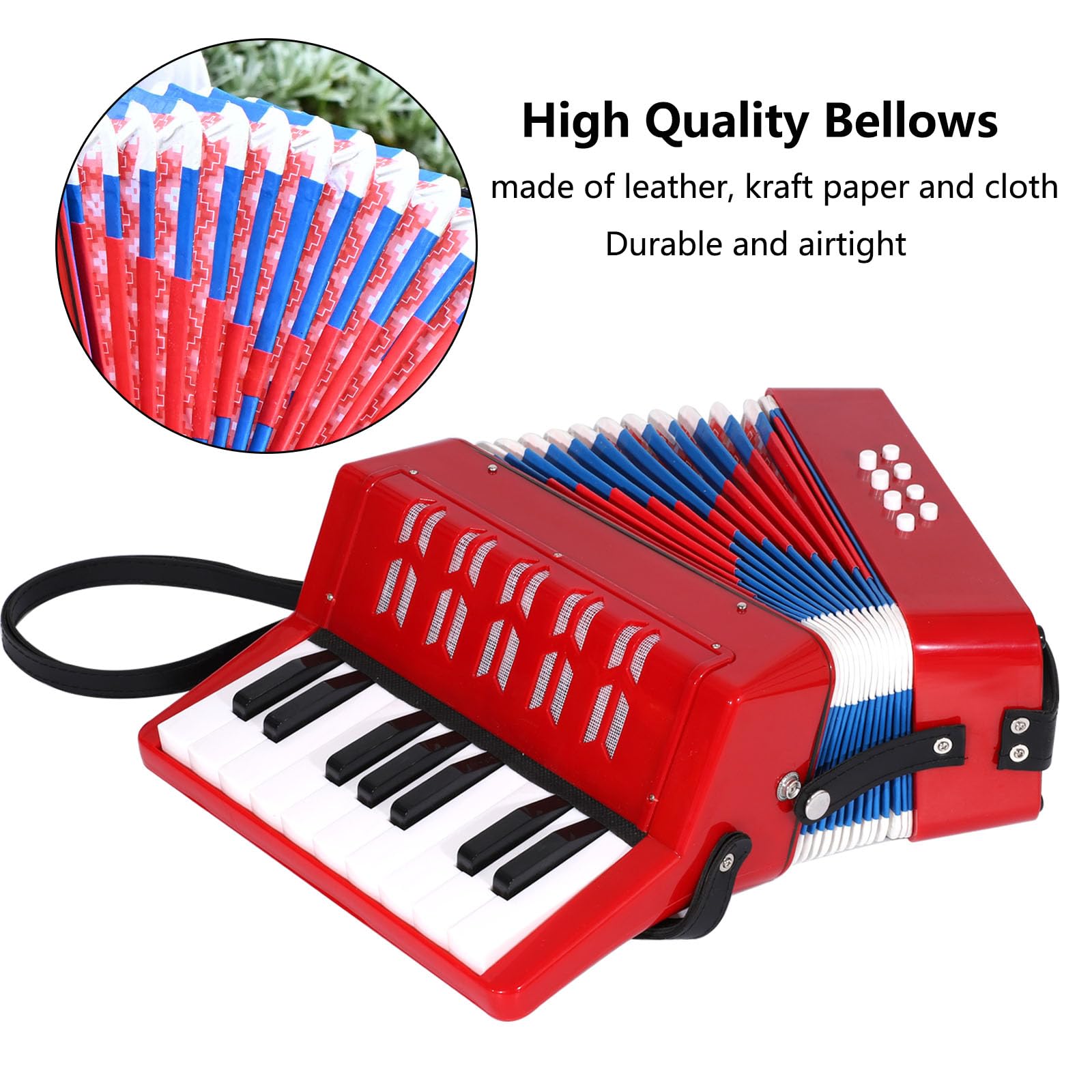 Mua Accordion 17 Keys Mini Accordian,Musical Instrument,8 Bass Button ...