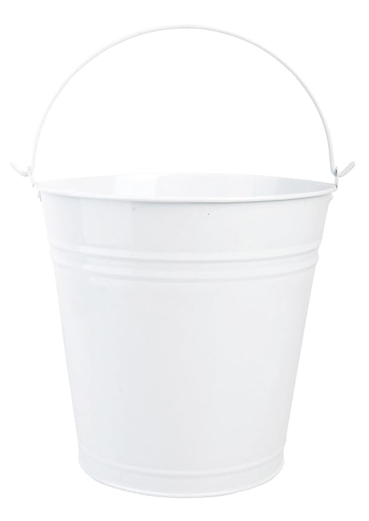 Esschert Eimer weiß 12 L, RF62: Amazon.de: Garten