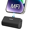 Amazon.com: KKD Portable Charger for iPhone,MFi Certified with 5000mAh Small Power Bank Charging ...