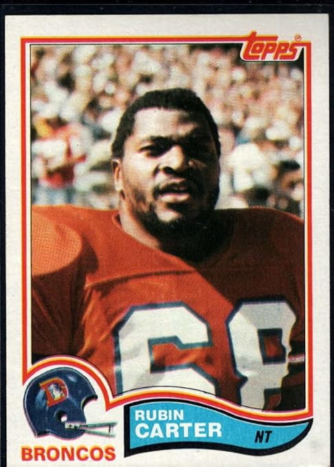 Amazon.com: Football NFL 1982 Topps #77 Rubin Carter Broncos ...
