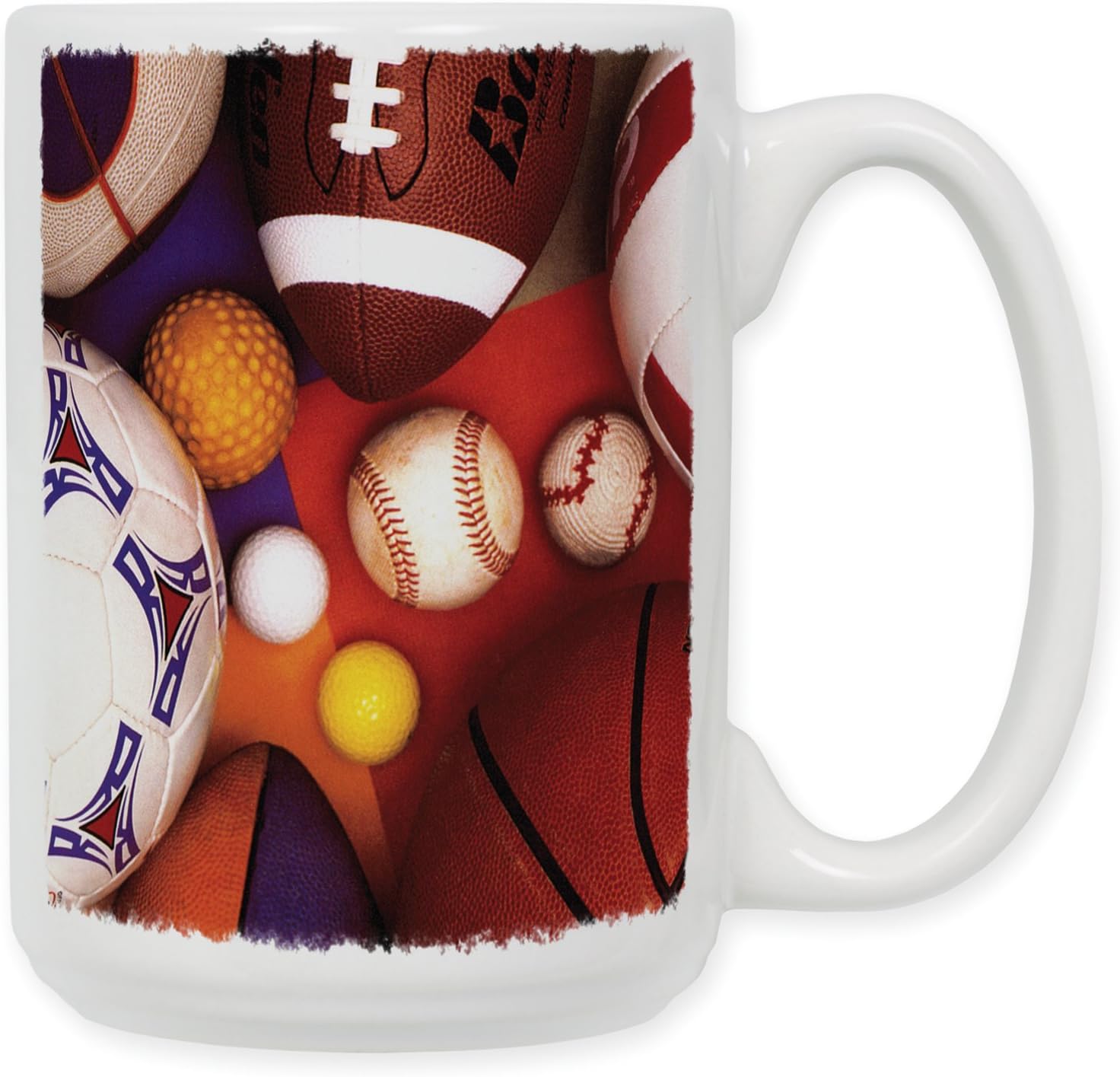Amazon.com | Sports Balls Coffee Mug: Coffee Cups & Mugs