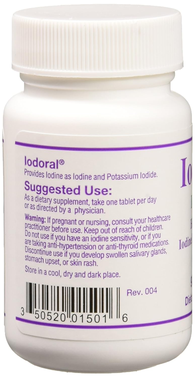 OPTIMOX Iodoral High Potency Iodine Potassium Iodide Thyroid Support ...