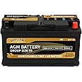 Amazon.com: Weize Platinum AGM Battery BCI Group 49-12v 95ah H8 Size 49 Automotive Battery ...