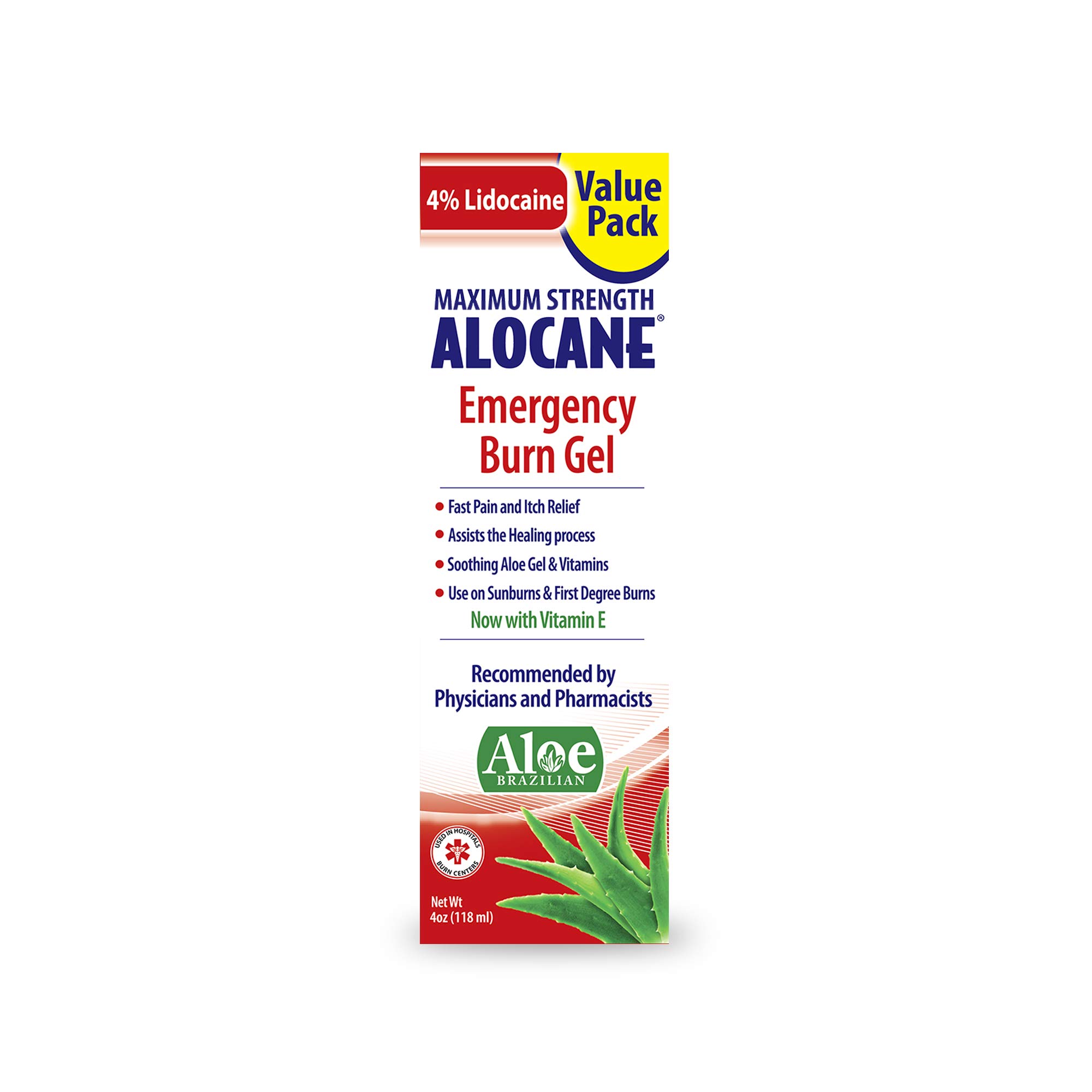 Mua Alocane Emergency Burn Gel 4 Lidocaine Maximum Strength Fast Pain ...