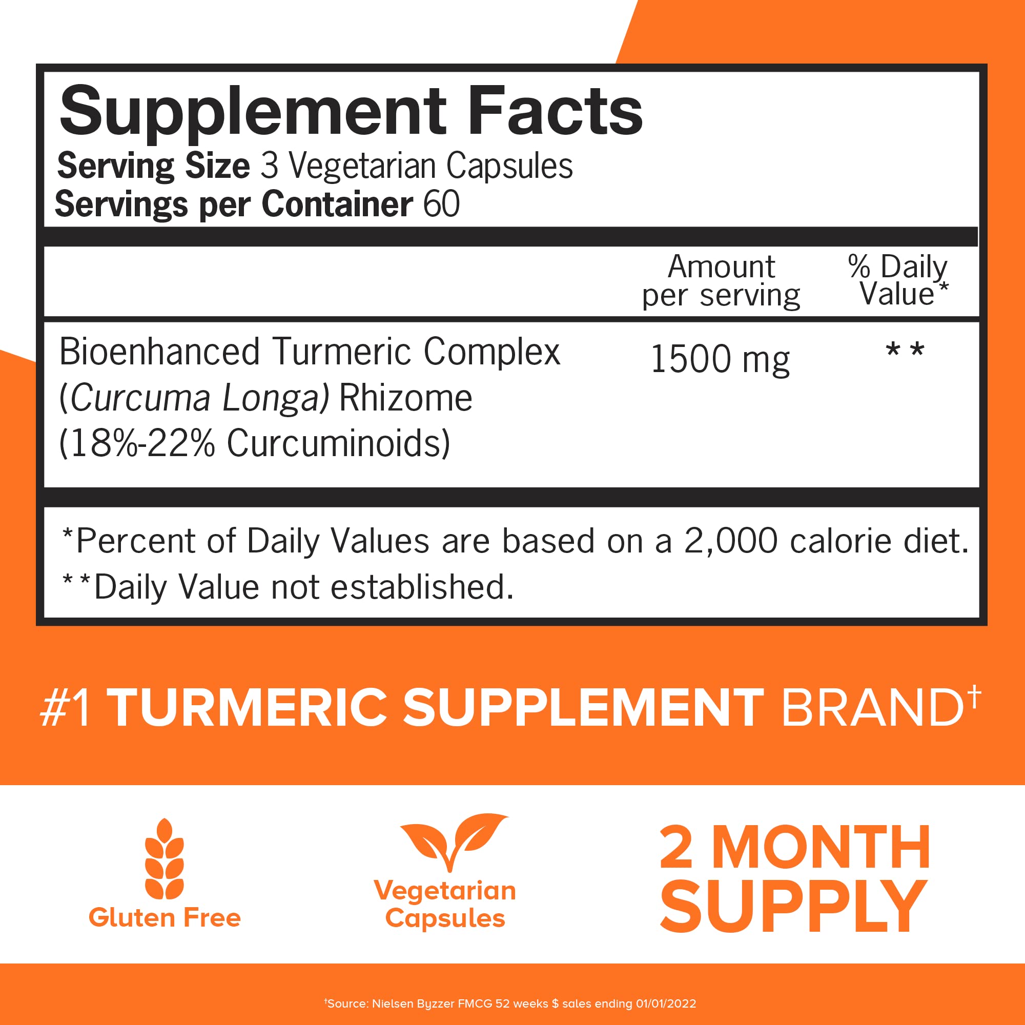 Mua Qunol Turmeric Curcumin Supplement, Turmeric 1500mg With Ultra High ...