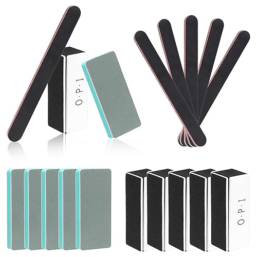 Swpeet 15Pcs 3 Styles Polishing Sticks Set, Rectangle Plastic Silver ...