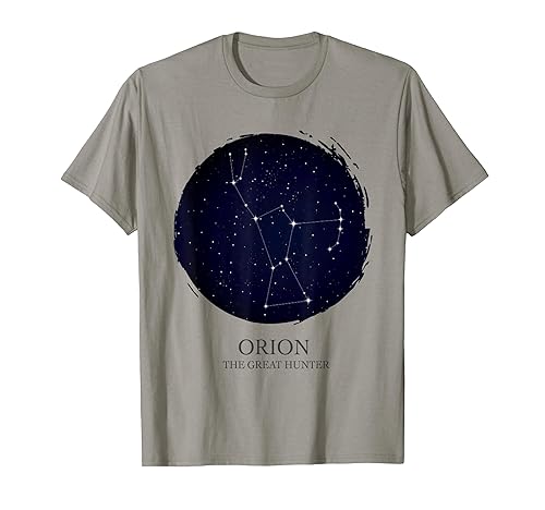 Orion Constellation Of Orion The Hunter Orion Star Astrology T-Shirt in ...