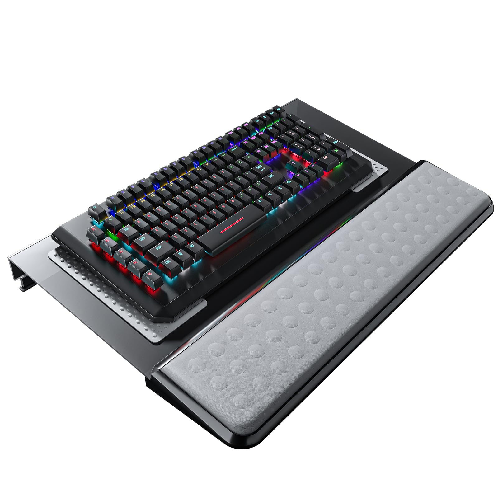 Computer Tilt Keyboard Stand - Acrylic Ergonomic Keyboard Holder for ...