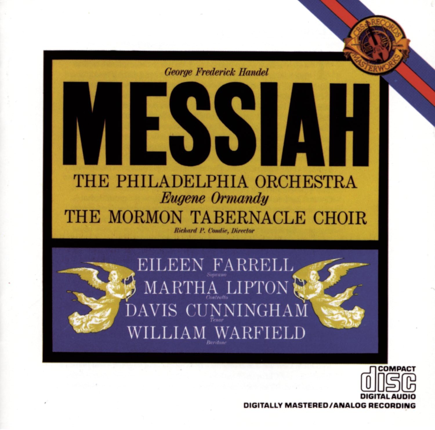 Handel: Messiah: Mormon Tabernacle Choir, The Mormon Tabernacle Choir ...