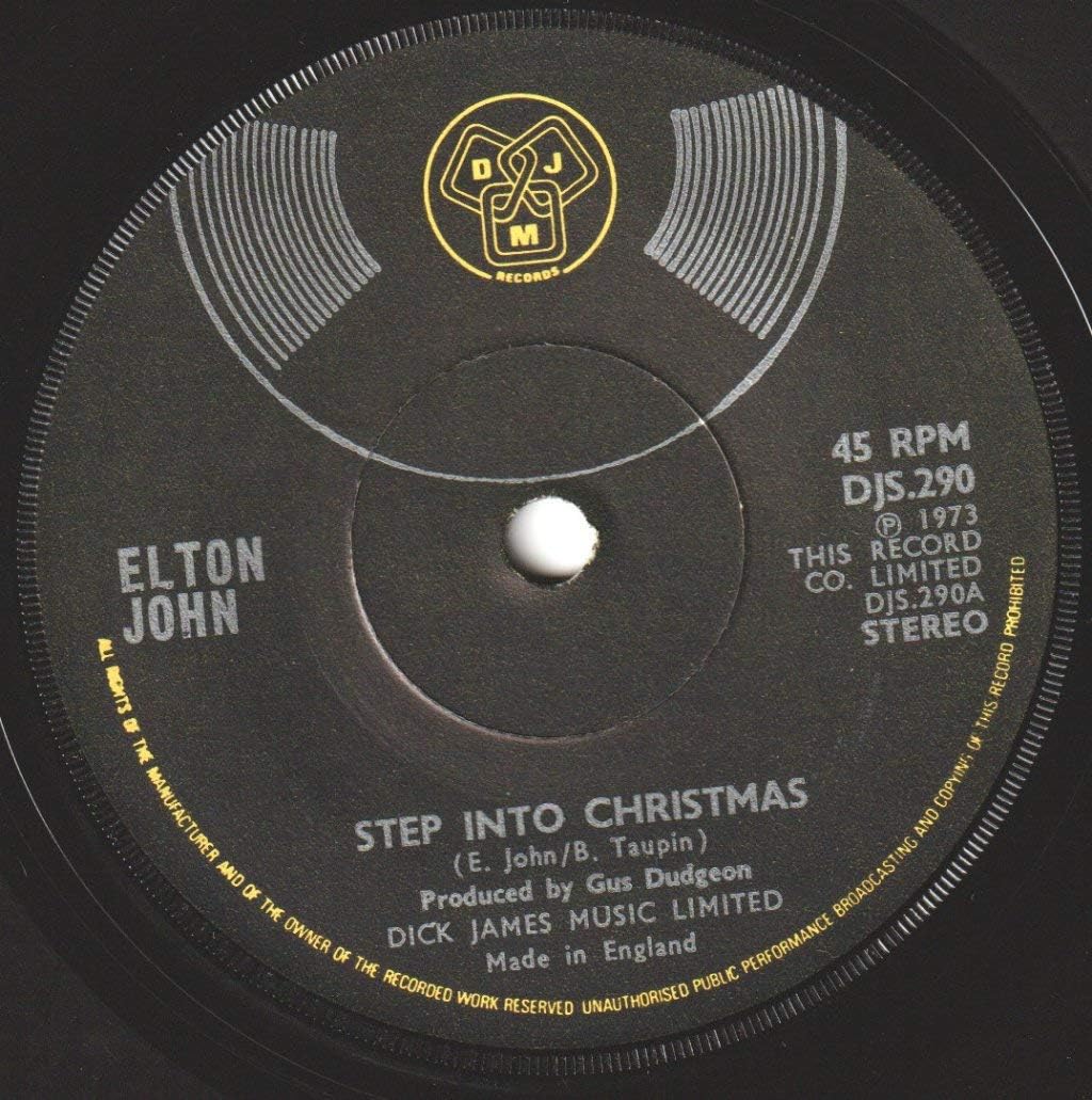 Elton John - Step Into Christmas - 7" Single 1973 - DJM Records DJS.290 ...