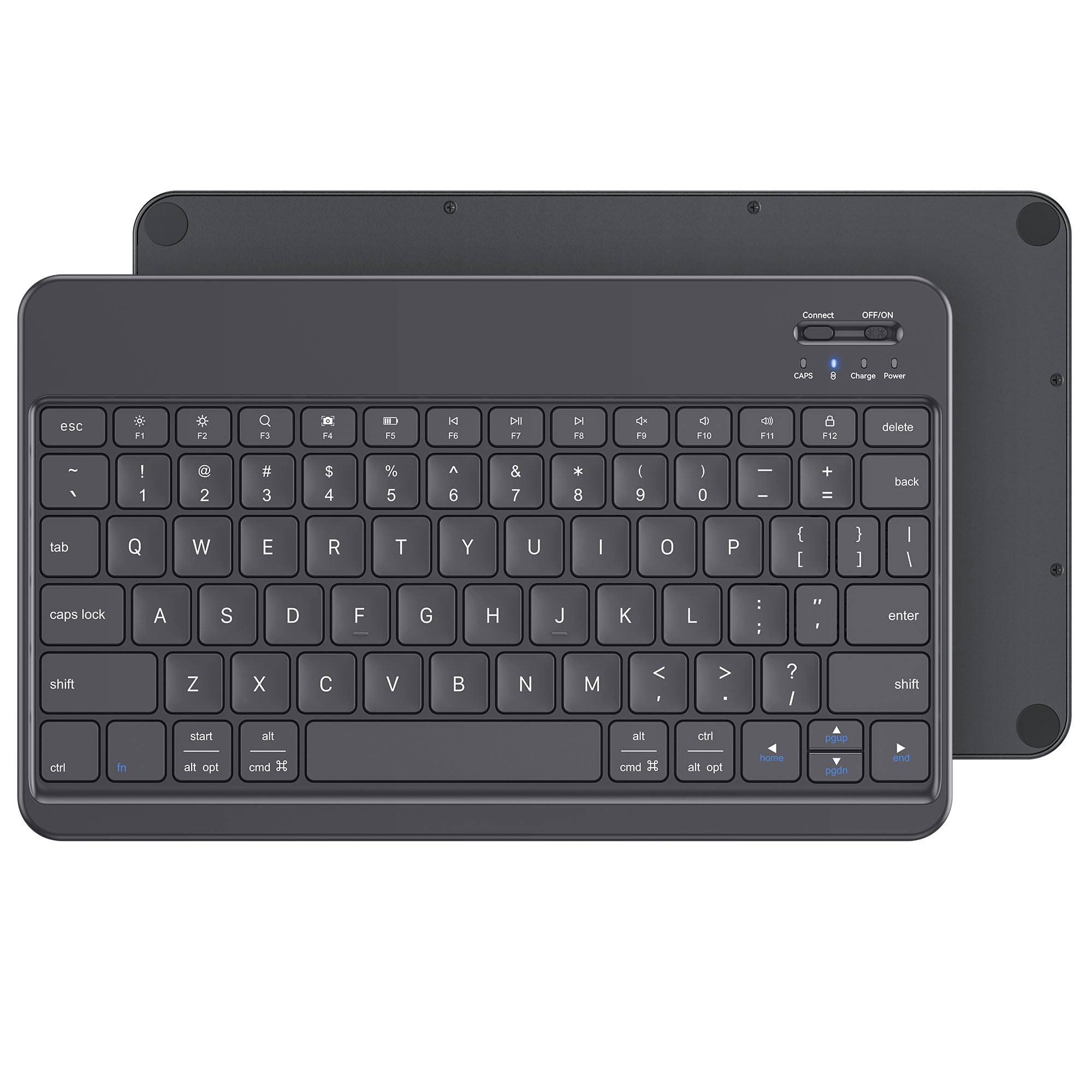 Emetok Portable Wireless Keyboard with Larger Keycaps, Automatic ...