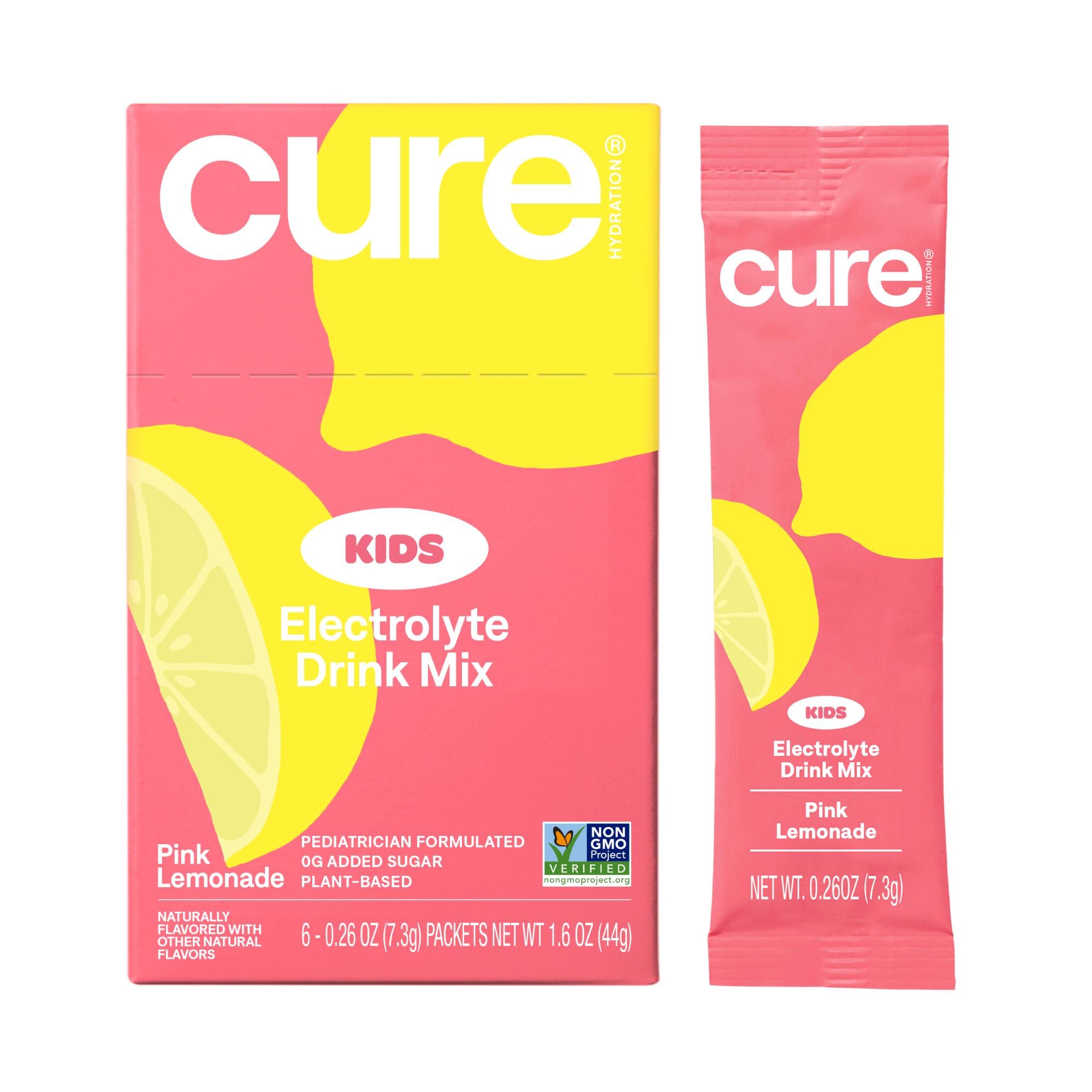 Cure Hydration - Kids Electrolyte Drink Mix | Plant-Based Pediatrician ...