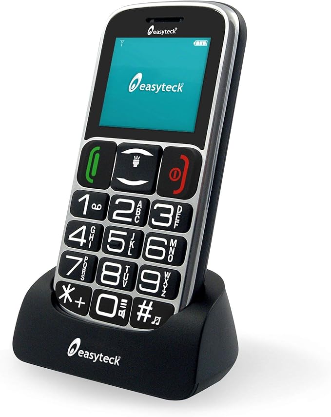 easyteck T103 C teléfono portátil con Teclas, tecla SOS, Pantalla ...