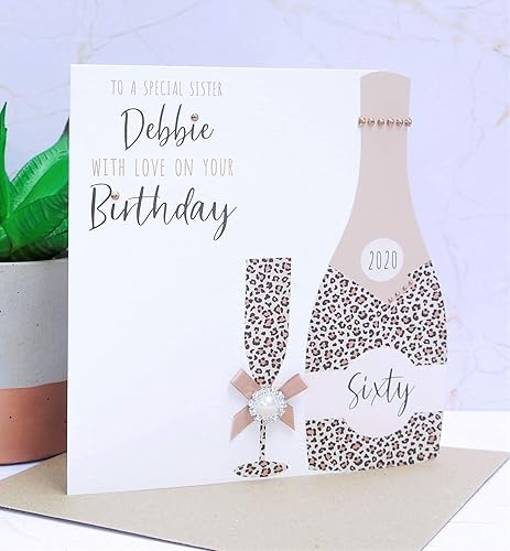 Handmade Personalised Birthday Card 18th 21st 30th 40th 50th 60th 70th Handmade Personalised Birthday Card 18th 21st 30th 40th 50th 60th 70th