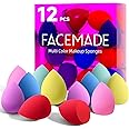 Amazon.com : FACEMADE 12 PCS Makeup Sponge Set and 1 Sponge Holder, Makeup Sponges for ...