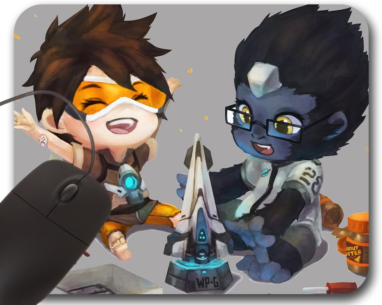 Tracer & Winston Chibi Mousepad - Overwatch Blizzard: Amazon.co.uk ...