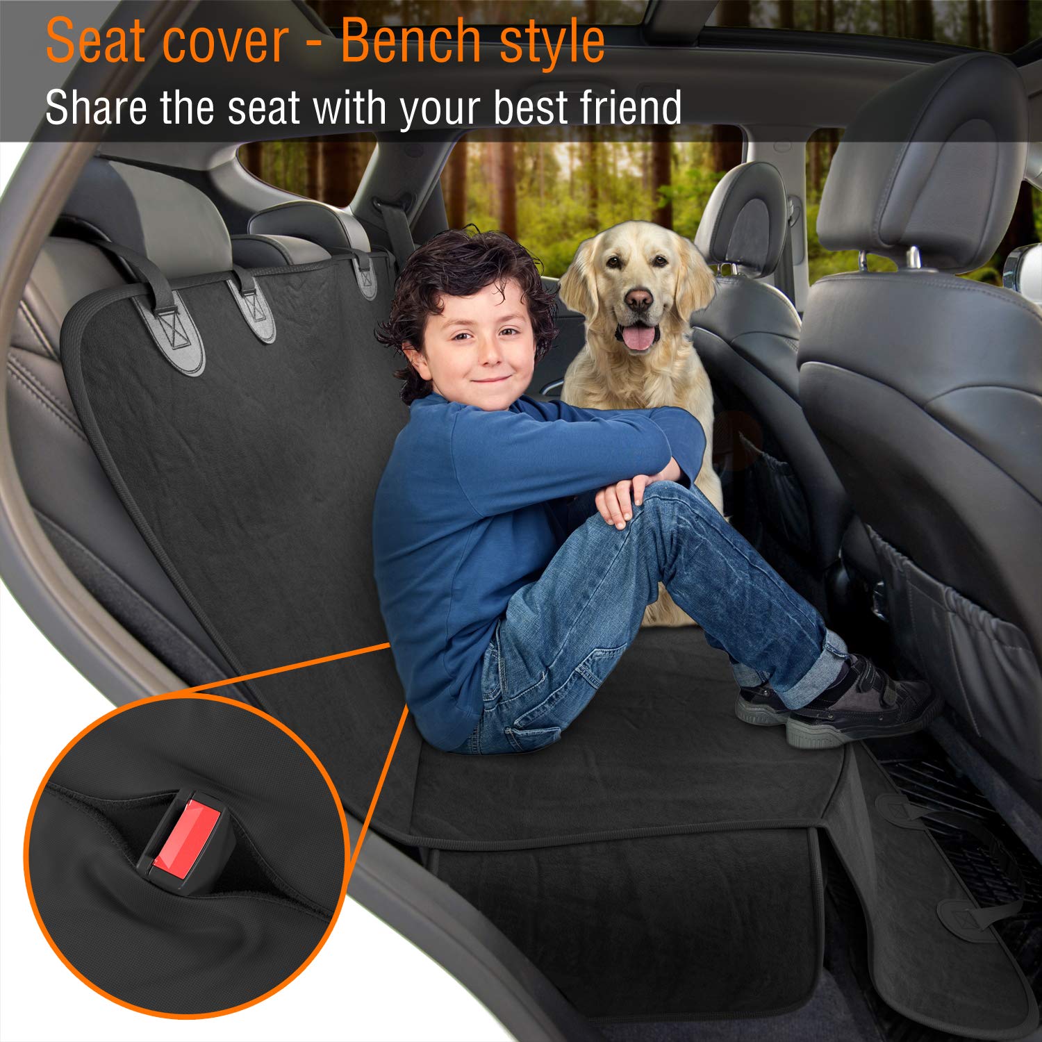 Active Pets Back Seat Cover
