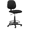 Amazon.com: Mayline Comfort Series Swivel Task Stool, Black : Home ...
