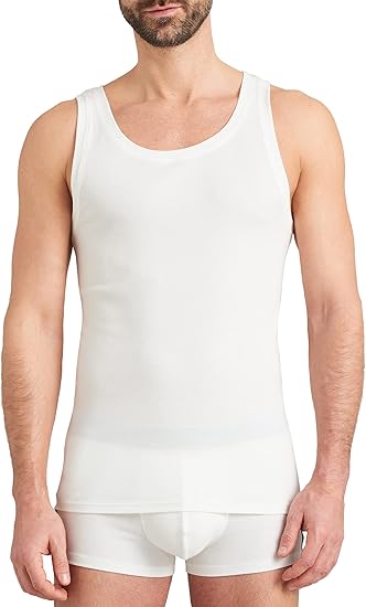 Schiesser Men's Substainable Rib Unterhemd Underwear: Amazon.co.uk ...