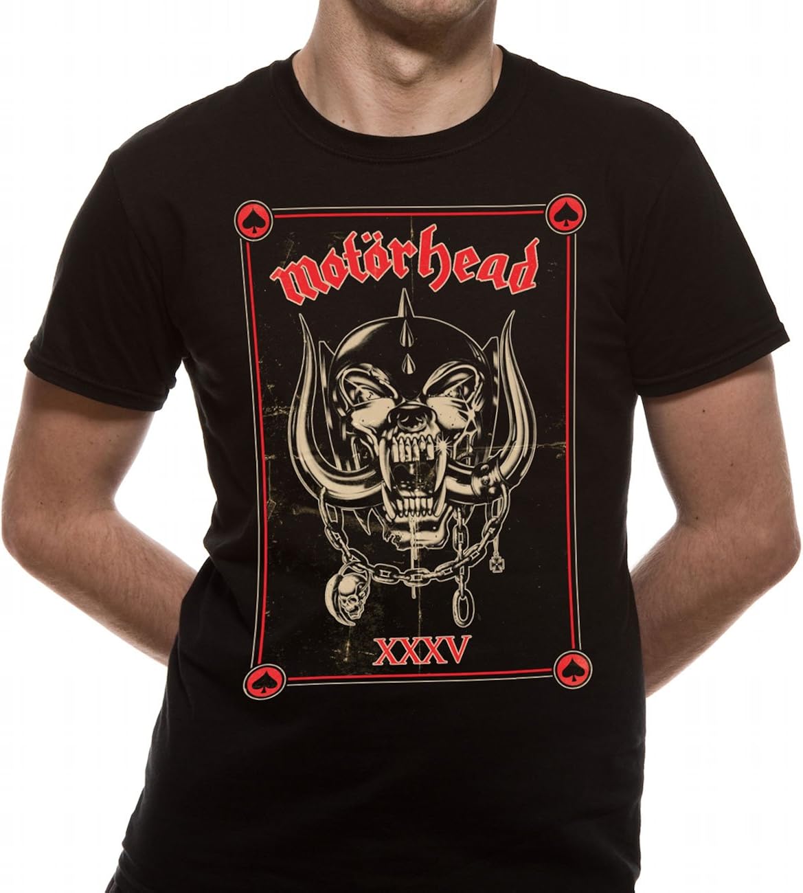 Motorhead - 35th Anniversary Mens T-Shirt Black Large: Amazon.co.uk ...