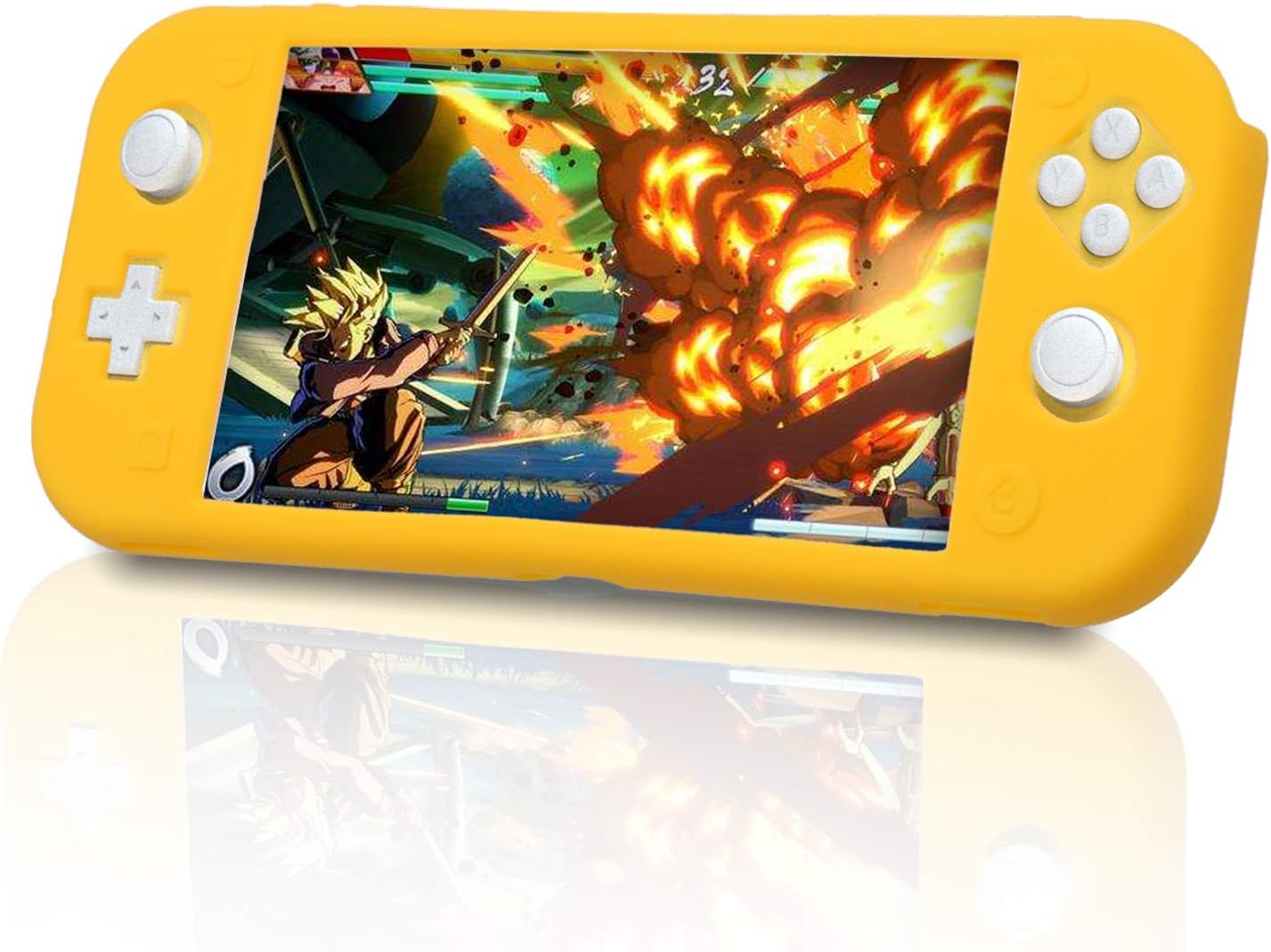 Silicone Case for Nintendo Switch Lite - Yellow: Amazon.co.uk: Electronics