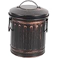 Amazon.com: Metal Ash Bucket with Lid for Fireplaces, Wood Stoves, 7.48 ...