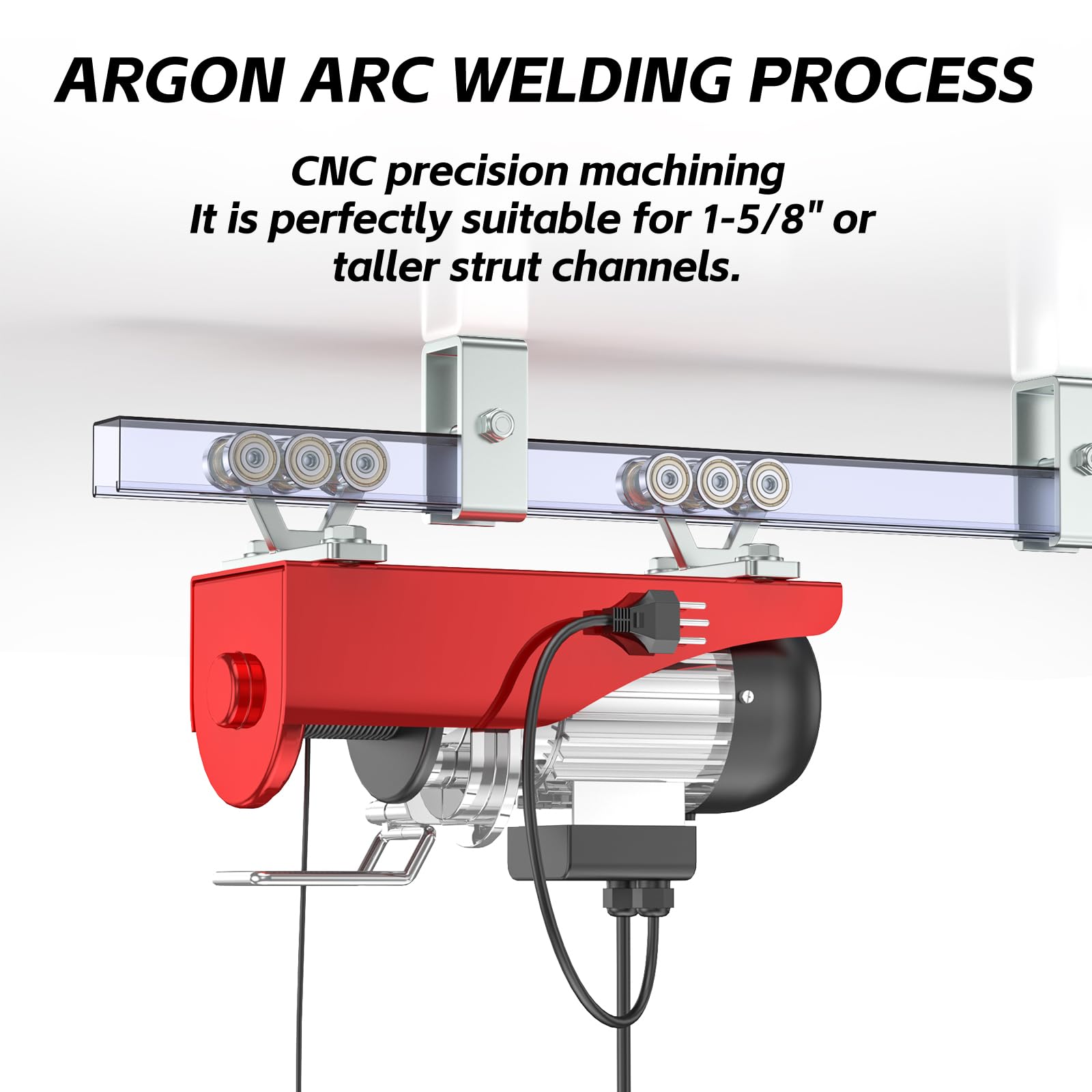 Mua 6 Wheel Hoist Trolley with Rollers - Strut Trolley Assembly for ...