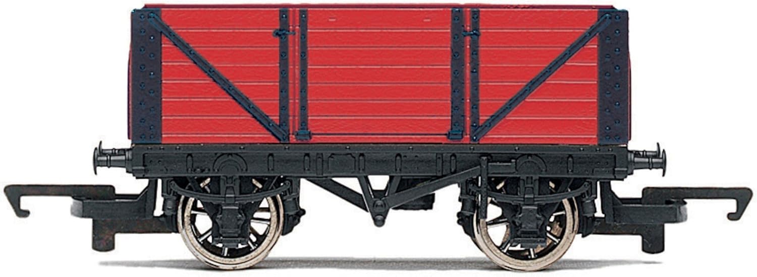 Hornby R9234 Thomas and Friends Red 7 Plank Open 00 Gauge Wagon Rolling ...