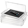 Amazon.com: Coloch 4 Pack A4 Plastic Document Storage Box with Buckles ...