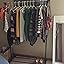 Amazon.com: ROLLING adjustable GARMENT rack CLOTHES hanging (adjusts ...