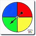 Amazon.com: LEARNING ADVANTAGE Four-Color Spinners - Set of 5 - Game ...