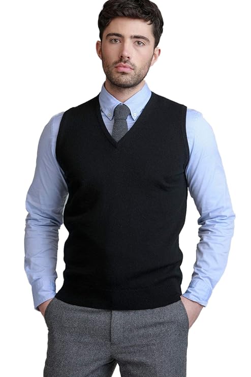 BASE 41 Men's Sleeveless Reversible Sweater: Amazon.in: Clothing ...