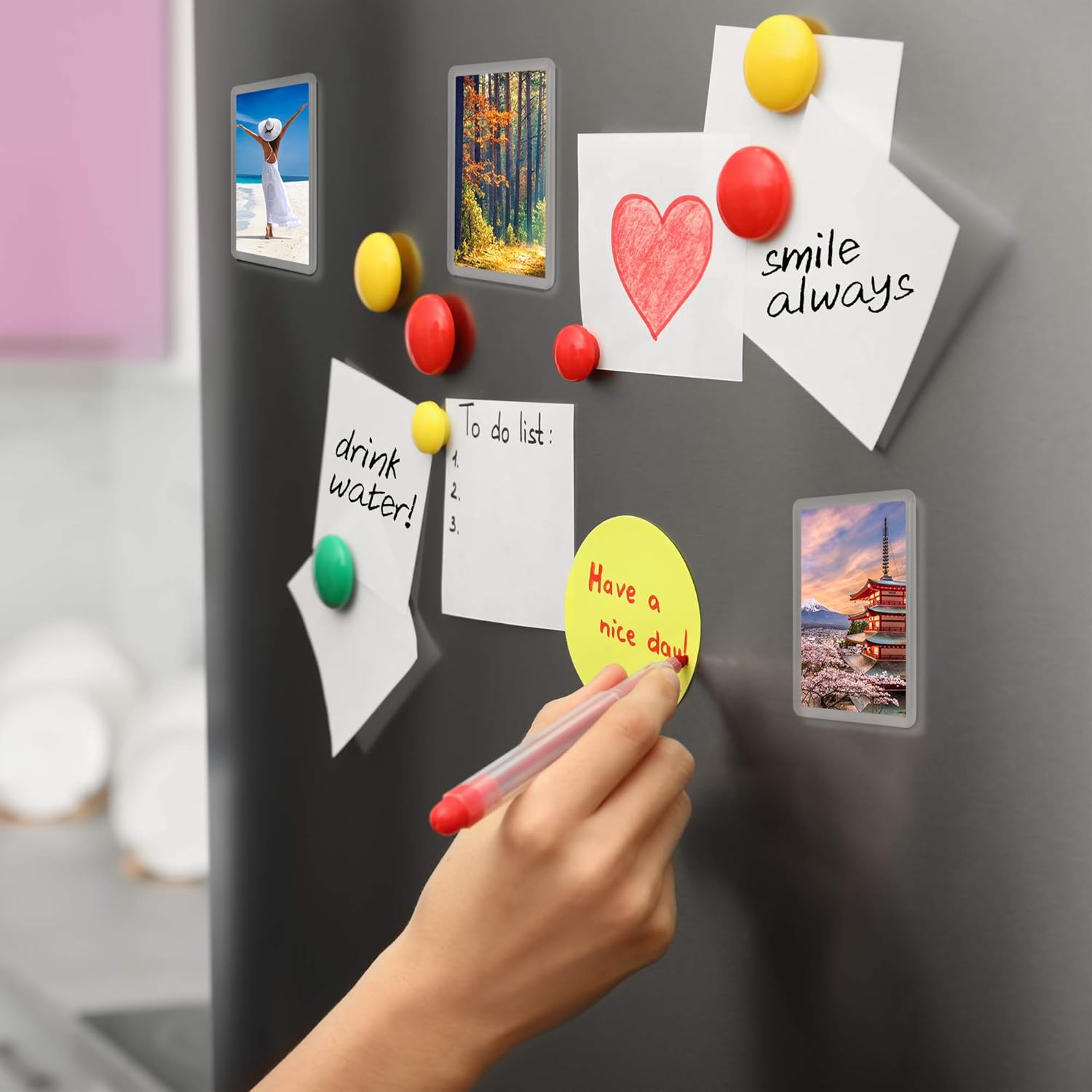 50 x Blank Fridge Magnets Clear Acrylic Insert Magnets Photos Pictures ...