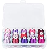 Amazon.com: Simthread Machine Embroidery Thread with Storage Box ...