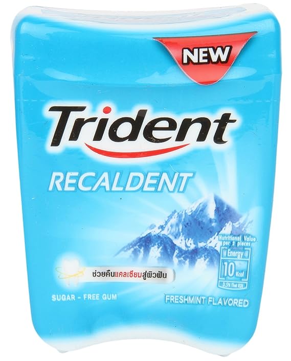 Trident Recaldent Freshmint 47.6 g.: Amazon.co.uk: Kitchen & Home