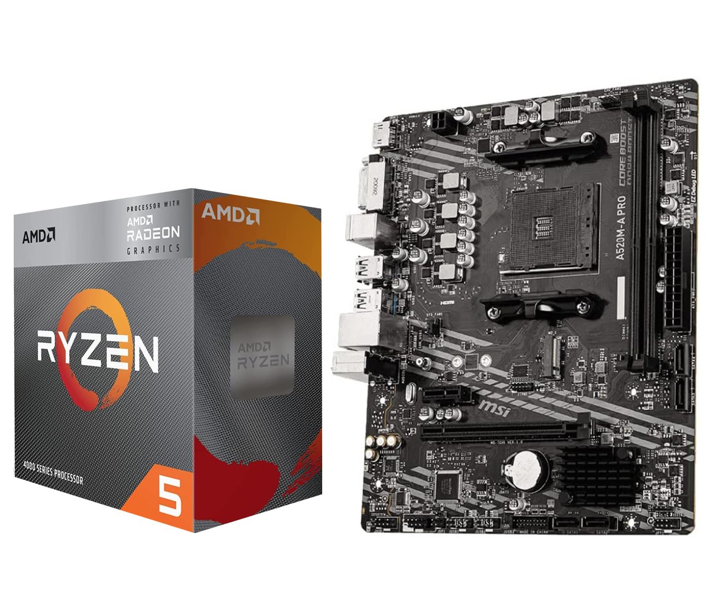 Mua Micro Center AMD Ryzen 5 4600G 6-Core 12-Thread Unlocked Desktop Processor with Wraith ...