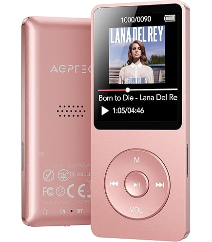 Aimoonsa Music Player MP3 Player With Bluetooth 5.3, Portable HiFi