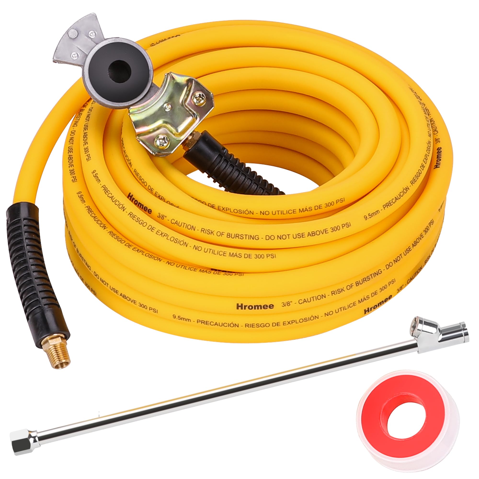 Hromee Semi Truck Glad hand Tire Inflator Kit 3/8 in. x 50 ft. Hose ...