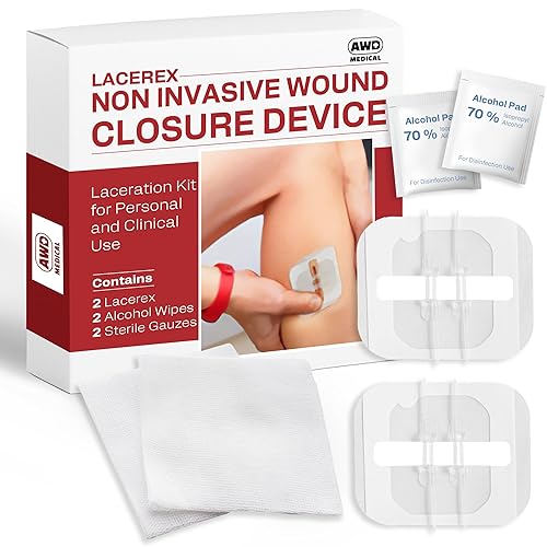 AWD Zip Stitch Surgical Wound Closure Strips - 2 Zipstitch Devices, 2 ...