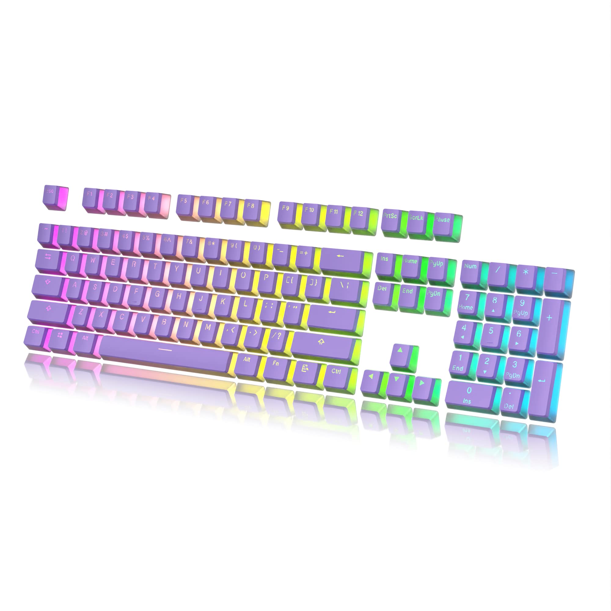 Mua Pudding Keycaps Set | Doubleshot PBT Keycap Set | Full 108 OEM ...